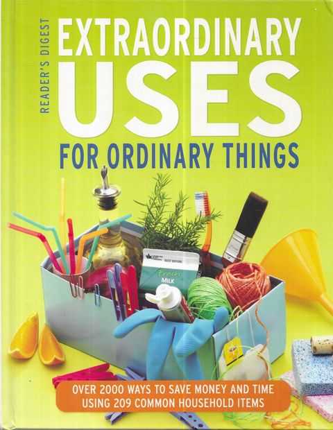 Unusual Uses For Ordinary Things