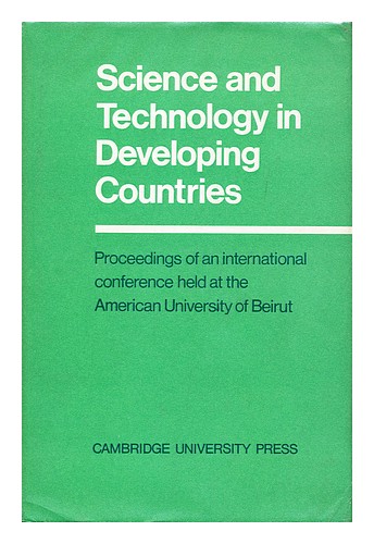 NADER, CLAIRE. ZAHLAN, ANTOINE BENJAMIN (1928-) Science and Technology ...
